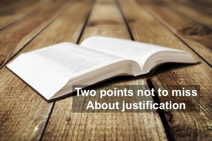사랑으로 진리를 - Two points not to miss about justification